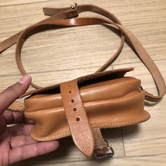 Bags | Ancient Greek Design Brown Leather Crossbody | Poshmark